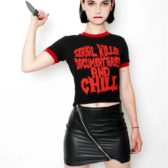 Tops | Serial Killer Docs Chill Tshirt | Poshmark